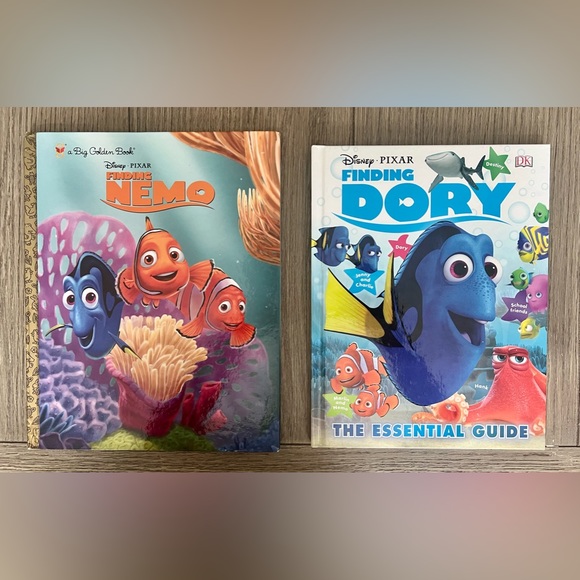 Disney | Other | Finding Nemo Finding Dory Essential Guide Book Bundle ...
